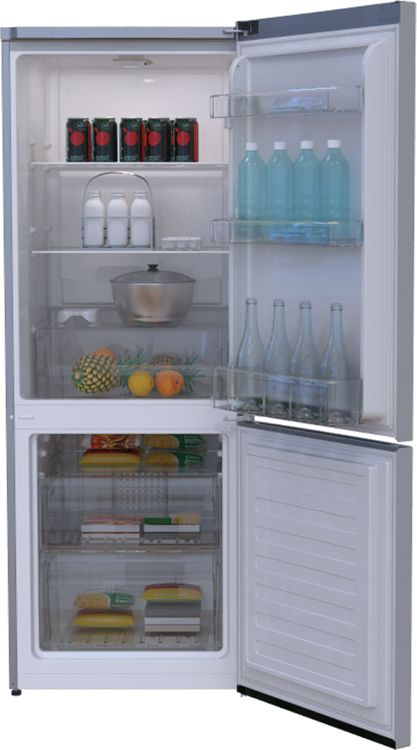 Defy C380 303L Fridge/Freezer Metallic - DAC631 - Beta Home Appliance